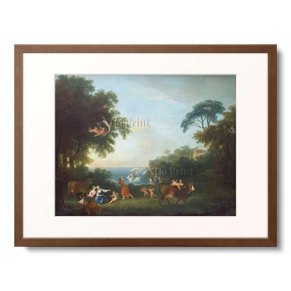 Artist:  Wright, Gilbert Scott,Anfang 20.Jahrh. Imagetitle:  Hunter with pack of hounds and a royal stagecoach. Dimensio...