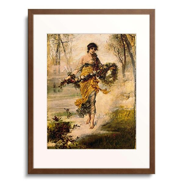 Artist:  Kaulbach, Friedrich August von,1850-1920 Imagetitle:  Flora. 1882. Location:  Kuratorium f.Bayer.Kunstbesitz