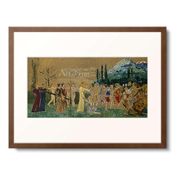 Artist:  Klinger, Max,1857-1920 Imagetitle:  Christ in the Olymp. Study for the main part of the painting. C. 1893. Dime...