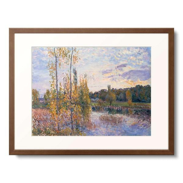 作家名:アルフレッド・シスレー ( 1839年 - 1899年 ) 国籍:イギリス（フランスで活動） ジャンル:印象派 Artist: Sisley, Alfred,1839-1899 Imagetitle: The Lake at Che...