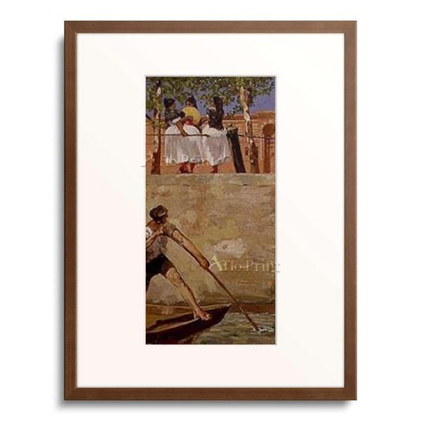 Artist:  Klinger, Max,1857-1920 Imagetitle:  Spanischer Gondelfuhrer. 1881. Dimensions:  30,9 x 15,4 cm Medium:  Ol/Maha...