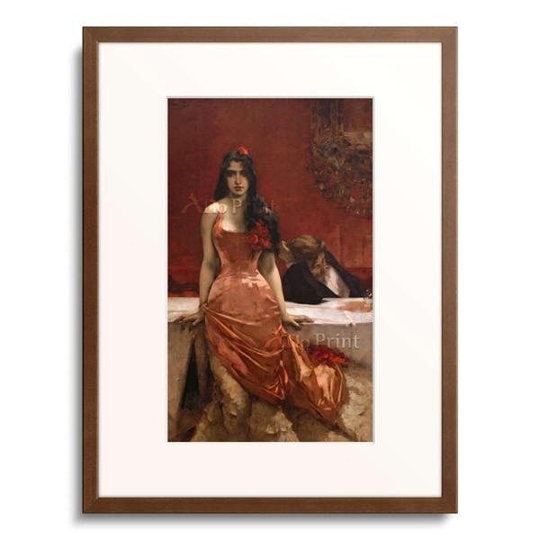 Artist:  Hermans, Charles,1839-1924 Imagetitle:  Circe. The Temptress. Dimensions:  198,8 x 124,5 cm Medium:  oil/canvas...