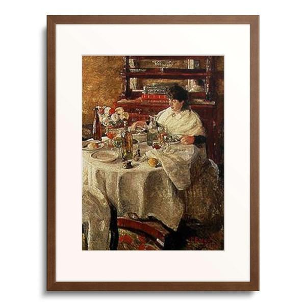 作家名:ジェームズ・アンソール  ( 1860年 - 1949年 )国籍:ベルギー ジャンル:象徴主義 Artist: Ensor, James,1860-1949 Imagetitle:Die Austernesserin. 1882. ...