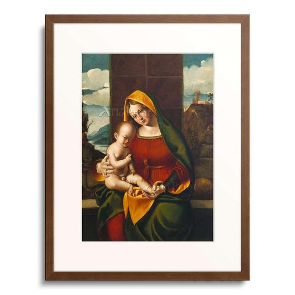 作家名:チーマ・ダ・コネリアーノヴェネツィア派Artist:Cima da Conegliano 1459-1517/18 Imagetitle:Virgin and child. 所蔵:プラド美術館(マドリード/西)