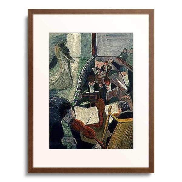 Artist:  Werefkin, Marianne von,1860-1938 Imagetitle:  Orchester. Um 1911. Dimensions:  50,5 x 37 cm Medium:  Tempera/Pa...