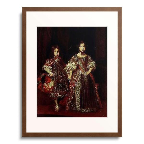 Artist:  Bombelli, Sebastiano,1635-1716 Imagetitle:  Erbprinz Max Emanuel II und Maria Anna von Bayern als Kinder Dimens...