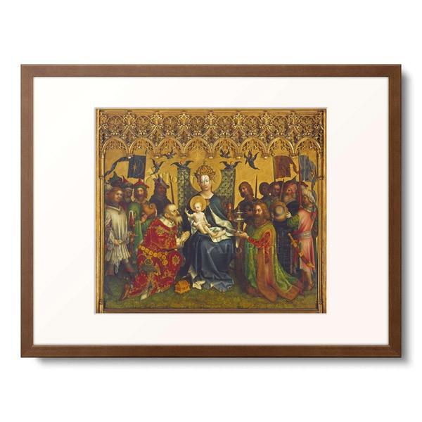 Artist:  Lochner, Stephan,ca. 1410-1451 Imagetitle:  Altar der Kolner Stadtpatrone. Mitteltafel: Anbetung der Konige. Di...