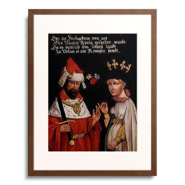 Artist:  German School,18th century, copy of a fresco Imagetitle:  Otto III, Duke of Bavaria (Bela V., King of Hungary) ...