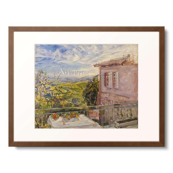 作家名:マックス・スレフォークト (1868年-1932年)国籍:ドイツ ジャンル:印象派 Artist: Slevogt, Max,1868-1932 Imagetitle:Patio of Neukastel. 1924. Dimens...