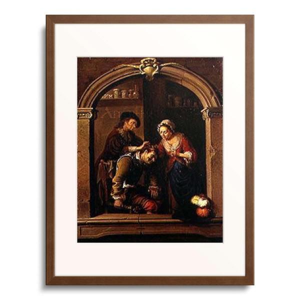 作家名:ヨハン・ヤーコプ・ドーナーArtist:Dorner d.J., Johann Jakob 1775-1852 Imagetitle:Der Wundarzt. 所蔵:Bayer.Staatsgemaldesammlungen