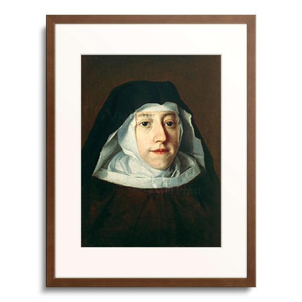 Artist:  Amigoni, Jacopo,1675-1752 Imagetitle:  Maria-Anna-Carolina von Bayern in der Ordenstracht der Klarissinnen. Dim...