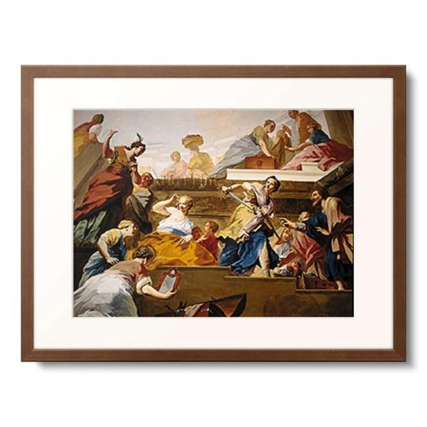 Artist:  Amigoni, Jacopo,1675-1752 Imagetitle:  Achill bei den Tochtern des Licomedes. Location:  Bayer.Staatsgemaldesam...