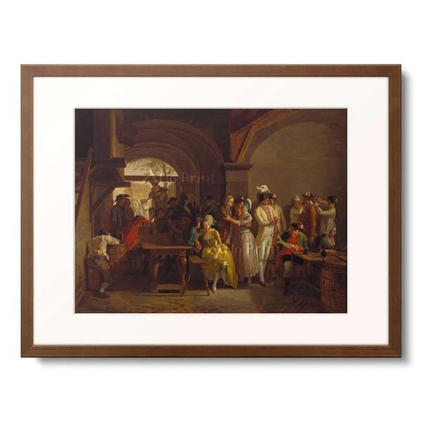 Artist:  Defrance, Leonard,1735-1805 Imagetitle:  Werber in einer Schenke. Location:  Bayer.Staatsgemaldesammlungen