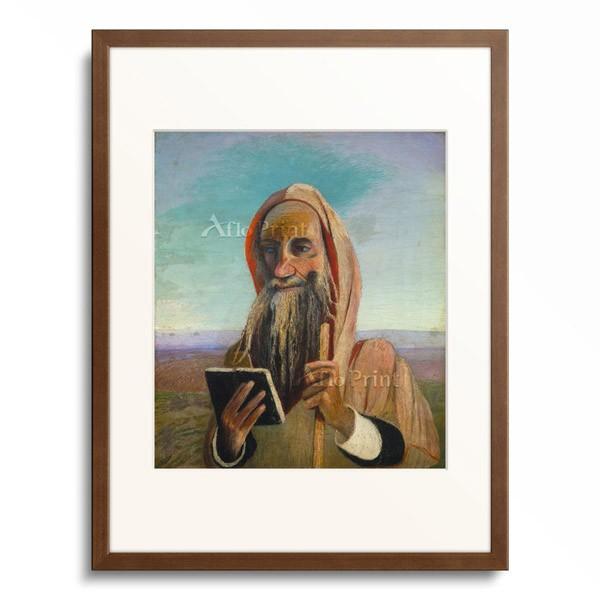 Artist: Csontvary-Kosztka, Tivadar,1853-1919 Imagetitle: Teacher from Marocco. 1908. Dimensions: 75 x 66 cm Location: Pr...