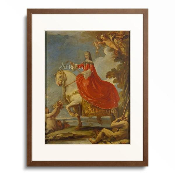 Artist: Giordano, Luca (Fa Presto),1632-1705 Imagetitle: Dona Mariana von Neuburg zu Pferde. Location: Madrid, Museo del...