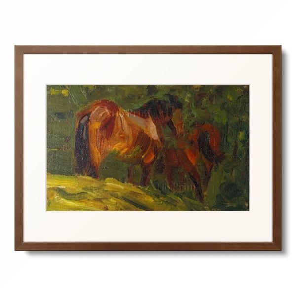 作家名： フランツ・マルク ( 1880年 - 1916年 ) 国籍： ドイツ ジャンル ： ドイツ表現主義Artist: Marc, Franz,1880-1916 Imagetitle: Kleine Pferdestudie I. 1...