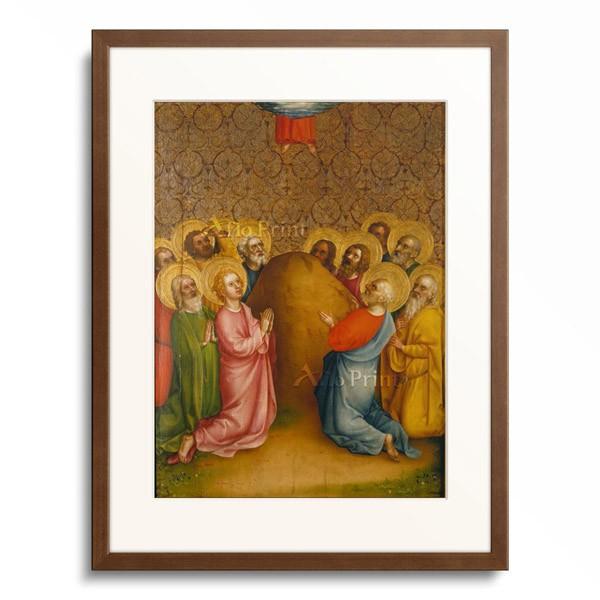 所蔵: バイエルン州立絵画コレクションArtist: Meister des Heisterbacher Altars,um1450 Imagetitle: Die Himmelfahrt Christi. Location: Bayer....
