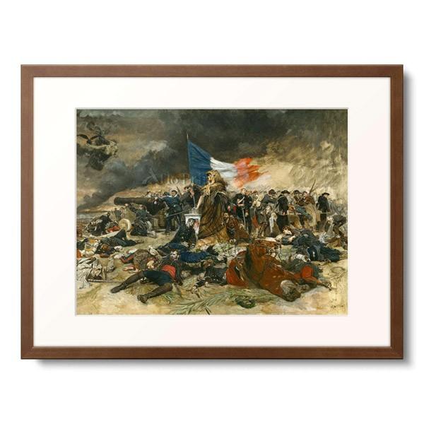 所蔵：ルーヴル美術館Artist:  Meissonier, Ernest,1815-1891 Imagetitle:  Le Siege de Paris. 1870. Dimensions:  53,5 x 70,5 cm Locati...
