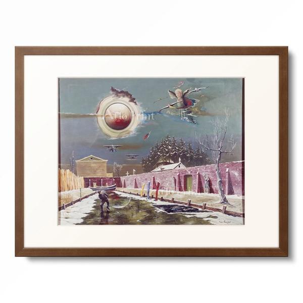 Artist: Radziwill, Franz,1892-1983 Imagetitle: The beauty of being alone. 1948. Dimensions: 110 x 137 cm Medium: Ol/Lwd....