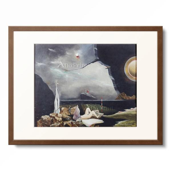 Artist: Radziwill, Franz,1892-1983 Imagetitle: The Fall of Icarus. 1960. Dimensions: 57 x 69,5 cm Medium: Oil/Canvas Loc...