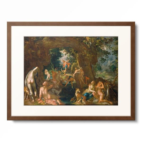 Artist: Wtewael, Joachim Antonisz,1566-1638 Imagetitle: Diana and Actaeon. 1607. Dimensions: 58 x 79 cm Medium: on oak w...