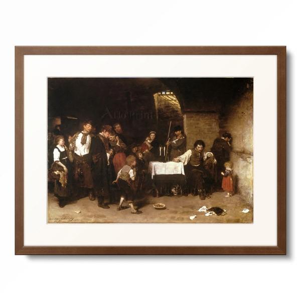 Artist: Munkacsy, Mihaly,1844-1900 Imagetitle: Der letzte Tag eines Verurteilten. 1870. Location: Budapest, Ungarische N...