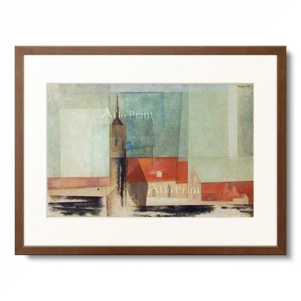 Artist: Feininger, Lyonel,1871-1956 Imagetitle: Oberreisen. 1924. Dimensions: 50,7 x 77,5 cm Medium: oil/canvas, Locatio...