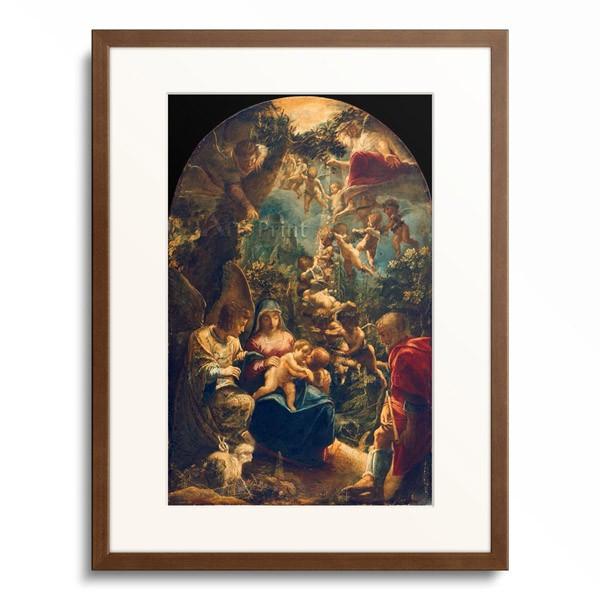 所蔵： 絵画館｜ベルリン国立美術館｜ベルリン｜ドイツ Artist: Elsheimer, Adam,1578-1610 Imagetitle: The Holy Family with angels and John the Baptis...