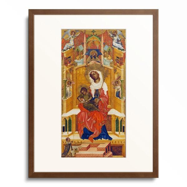 所蔵： 絵画館｜ベルリン国立美術館｜ベルリン｜ドイツ Artist: Bohemian Master,active c. 1350 in Prague Imagetitle: Madonna and Child Enthroned (so ...