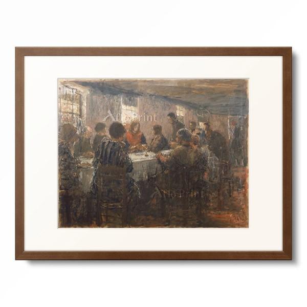 Artist: Uhde, Fritz von,1848-1911 Imagetitle: Das Abendmahl. Olskizze. Location: Rosenheim, Stadtische Galerie