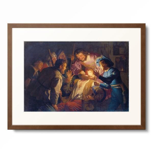 Artist: Honthorst, Gerrit van,1590-1656 Imagetitle: The dentist. 1622 Dimensions: 147 x 219 cm Location: Dresden, Gemald...