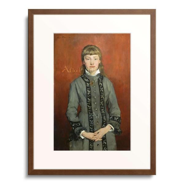 Artist:  Trubner, Wilhelm,1851-1917 Imagetitle:  Madchen mit gefalteten Handen. 1878. Dimensions:  92 x 60 cm Location: ...