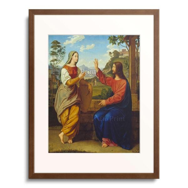 Artist:  Scheffer, Ary,1795-1858 Imagetitle:  Christ and the Samaritan woman at the well. Location:  Sammlung Georg Schafer