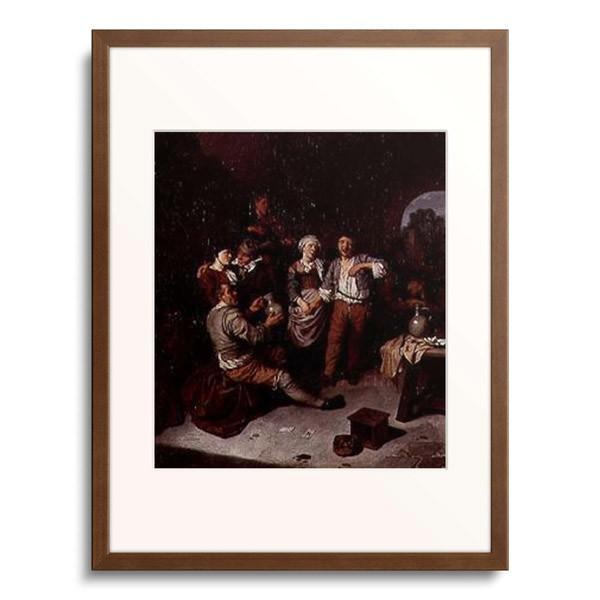 Artist:  Bega, Cornelis,1631/32-1664 Imagetitle:  Hollandische Bauern belustigen sich in einer Schenke. Dimensions:  42,...