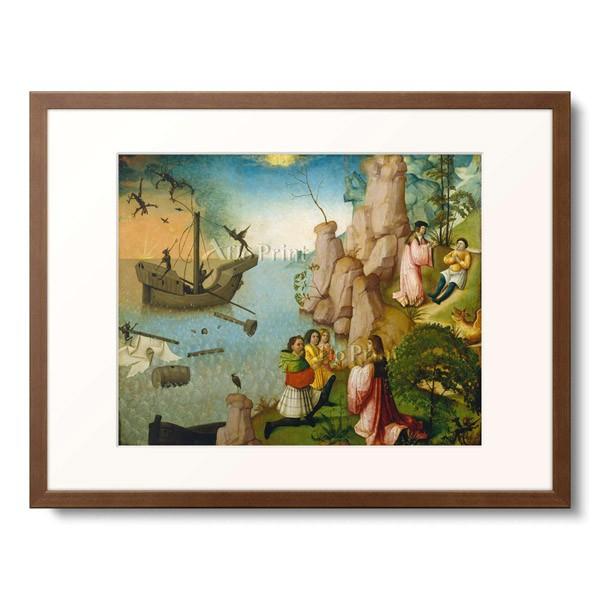 Artist:  Flamisch,15.Jahrhundert Imagetitle:  Schiffbruchige danken Gott fur ihre Rettung nach der Zerstorung des Locati...