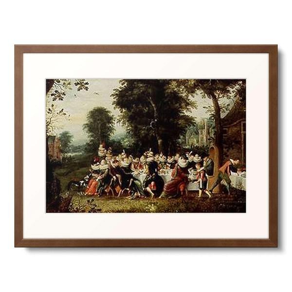 Artist:  Lamen, Christof Jacobsz.van der,1606-1651 Imagetitle:  Festliches Mal in einer waldigen Landschaft. Location:  ...