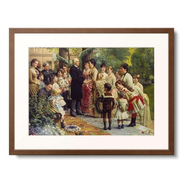 Artist:  Werner, Anton von,1843-1915 Imagetitle:  The 70th Birthday of the Councillor of Commerce Mannheimer. 1887. Dime...