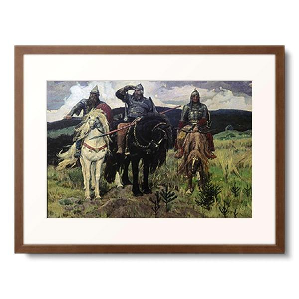 Artist:  Wasnezow, Viktor Michailow,1848-1919 Imagetitle:  Die Recken. 1881/1898. Dimensions:  295,3 x 446 cm Location: ...