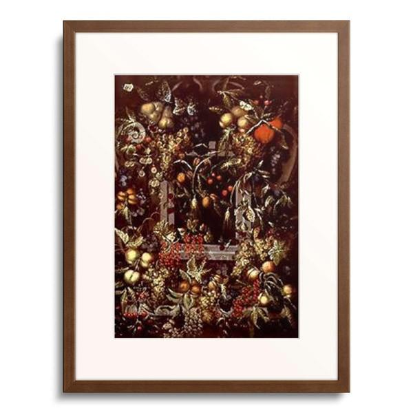 Artist:  Elliger d.A., Ottmar,1633-1679 Imagetitle:  Stilleben von Trauben, Pflaumen, Birnen, Apfeln und Beeren, eine Ni...