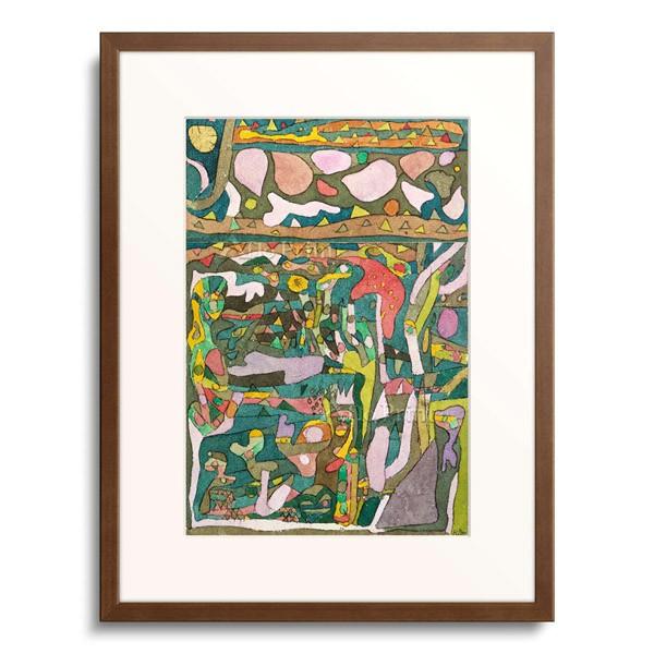 作家名： パウル・クレー  ( 1879年 - 1940年 ) 国籍： スイス ジャンル　： 抽象芸術Artist:  Klee, Paul,1879-1940 Imagetitle:  Die Sonne, welche die Welt...