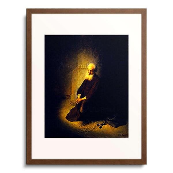 作家名:レンブラント・ファン・レイン  ( 1606年 - 1669年 ) 国籍:オランダ ジャンル:バロックArtist: Rembrandt van Rijn,1606-1669 Imagetitle:Der hl.Petrus im ...