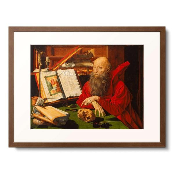 作家名:マリヌス・ファン・レイメルスワーレオランダの作家Artist:  Reymerswaele,Marinus van,ca. 1490 - after 1567 Imagetitle:  St. Jerome. Location:  ...
