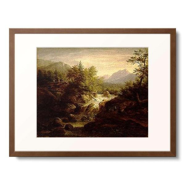 所蔵: バイエルン州立絵画コレクションArtist:  Dorner d.J., Johann Jakob,1775-1852 Imagetitle:  Der Sagenbach bei Wildbad Kreuth. Location:...