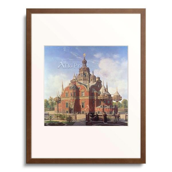 Artist:  Hansen, Henrik Imagetitle:  Tycho Brahe's observatory, Uraniborg. Location:  Nationalhist.Mus.Frederiksborg