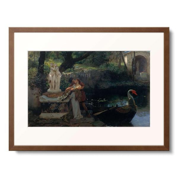 Artist:  Semiradski, Genrikh Ippolitovich,1843-1902 Imagetitle:  Acting as Ancient Gods. 1879 Dimensions:  75 x 120 cm L...