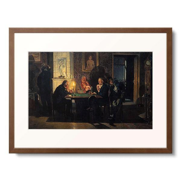 所蔵: トレチャコフ美術館Artist:  Wasnezow, Viktor Michailow,1848-1919 Imagetitle:  Preferenz. Beim Kartenspiel. 1879. Location:  Mo...