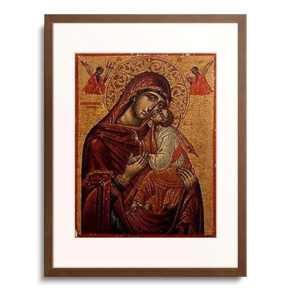 所蔵: トレチャコフ美術館Artist:  Icon, Russian School,17.Jahrhundert Imagetitle:  Passions-Gottesmutter. Location:  Moscow, Tretyak...