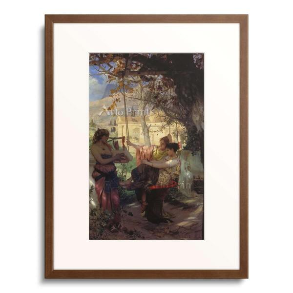 Artist:  Semiradski, Genrikh Ippolitovich,1843-1902 Imagetitle:  The song of the slave. 1884. Location:  Serpuchow, Staa...