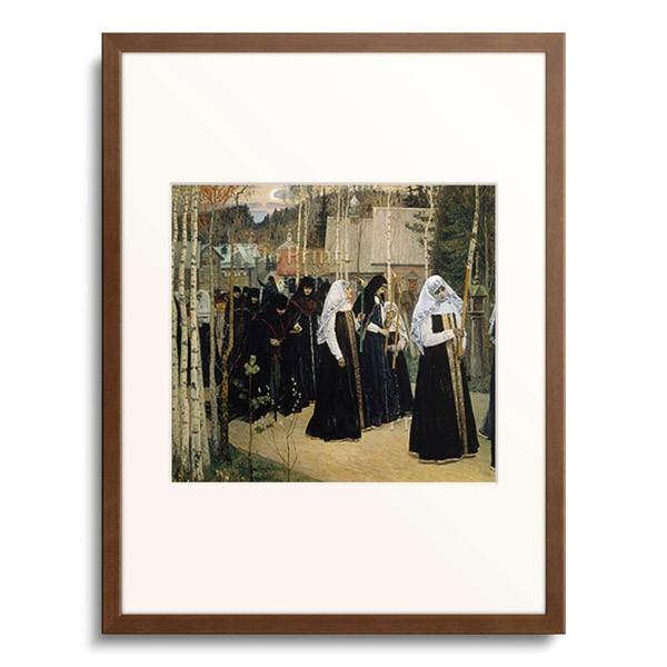 所蔵: トレチャコフ美術館Artist:  Nesterow, Michail Wassiljew,1862-1942 Imagetitle:  Die grose Monchsweihe. 1898. Location:  Moscow,...