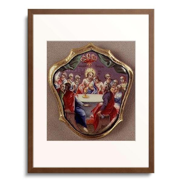 Artist:  Rostowsker Emaille Imagetitle:  Das Abendmahl. Von A.J.Wseswjatsky. Location:  Rostow, Kunstmuseum